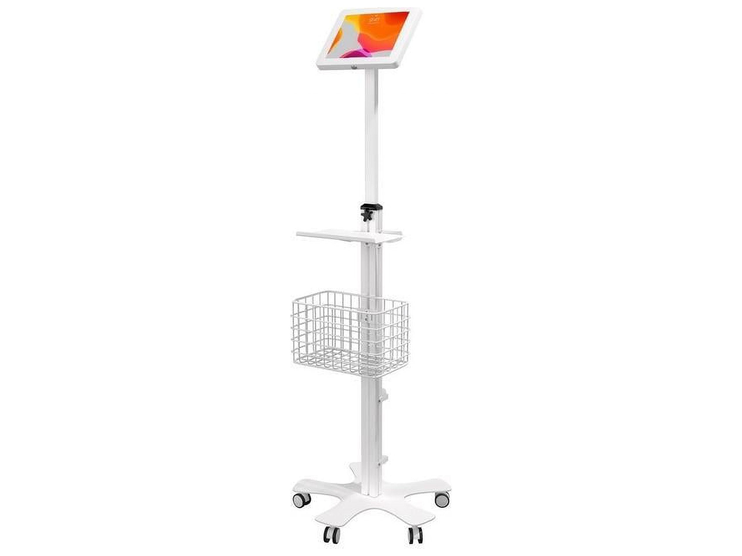 CTA Digital Medical Mobile Floor Stand with Vesa Plate - White PAD-MFS ...