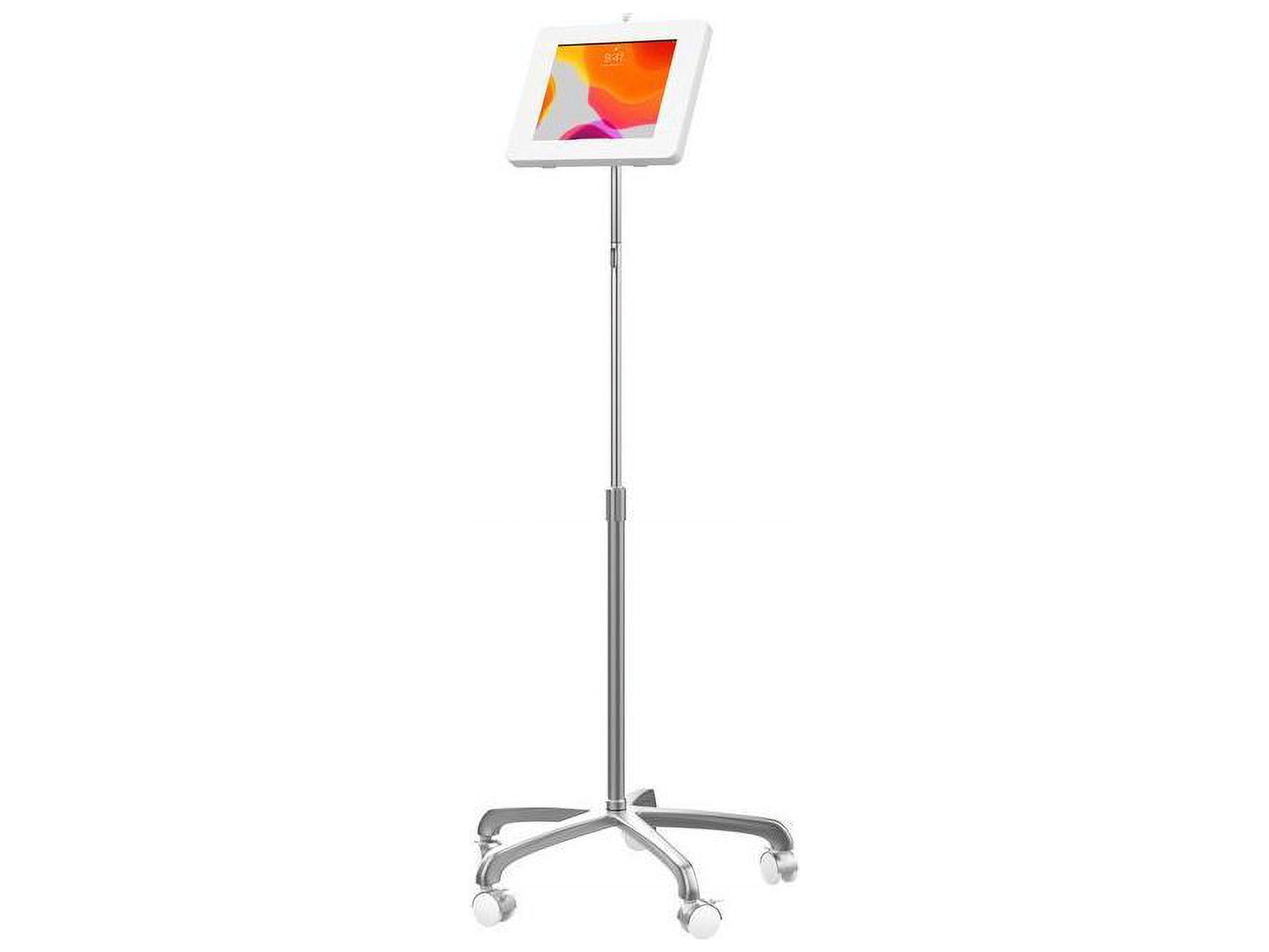 CTA Digital Mobile Floor Stand w/ Heavy Duty Base Universal Enclosure ...