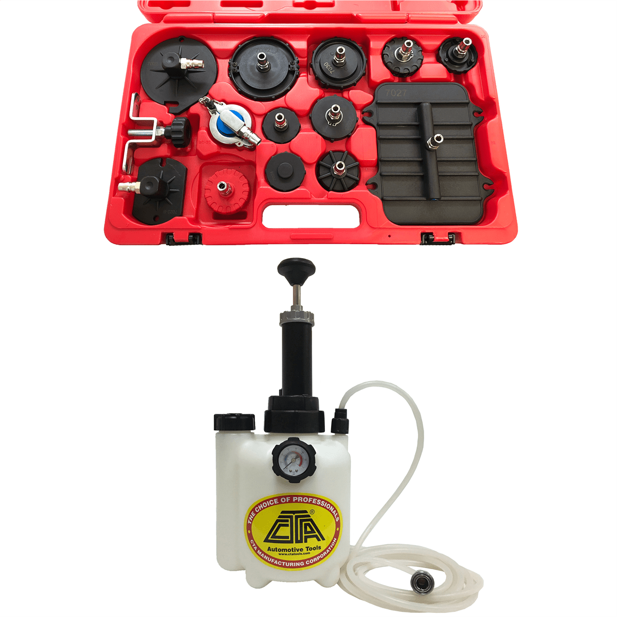 CTA Manufacturing Brake Bleeder Tank & Adapter Master Kit - Walmart.com
