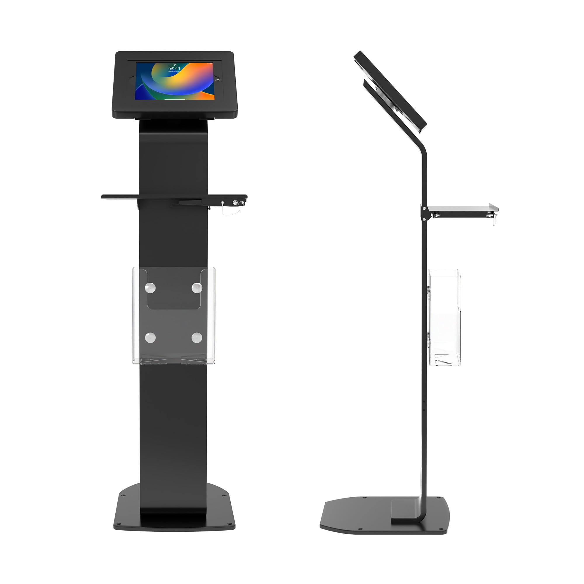 CTA Premium Locking Floor Stand Kiosk with Universal Security Enclosure ...