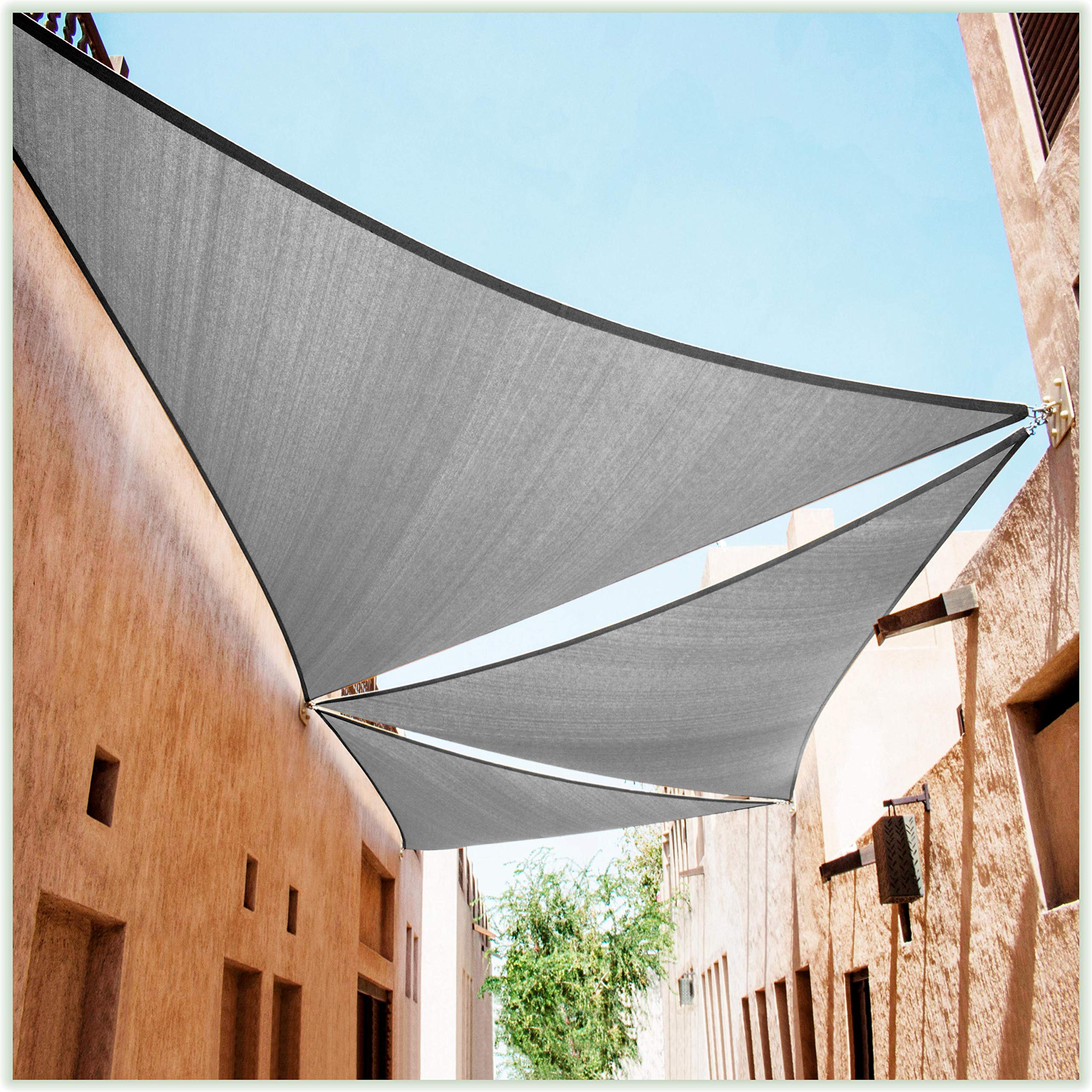 CTAPT12 Custom Size Order to Make 18' x 18' x 25.5' Grey Right Triangle ...