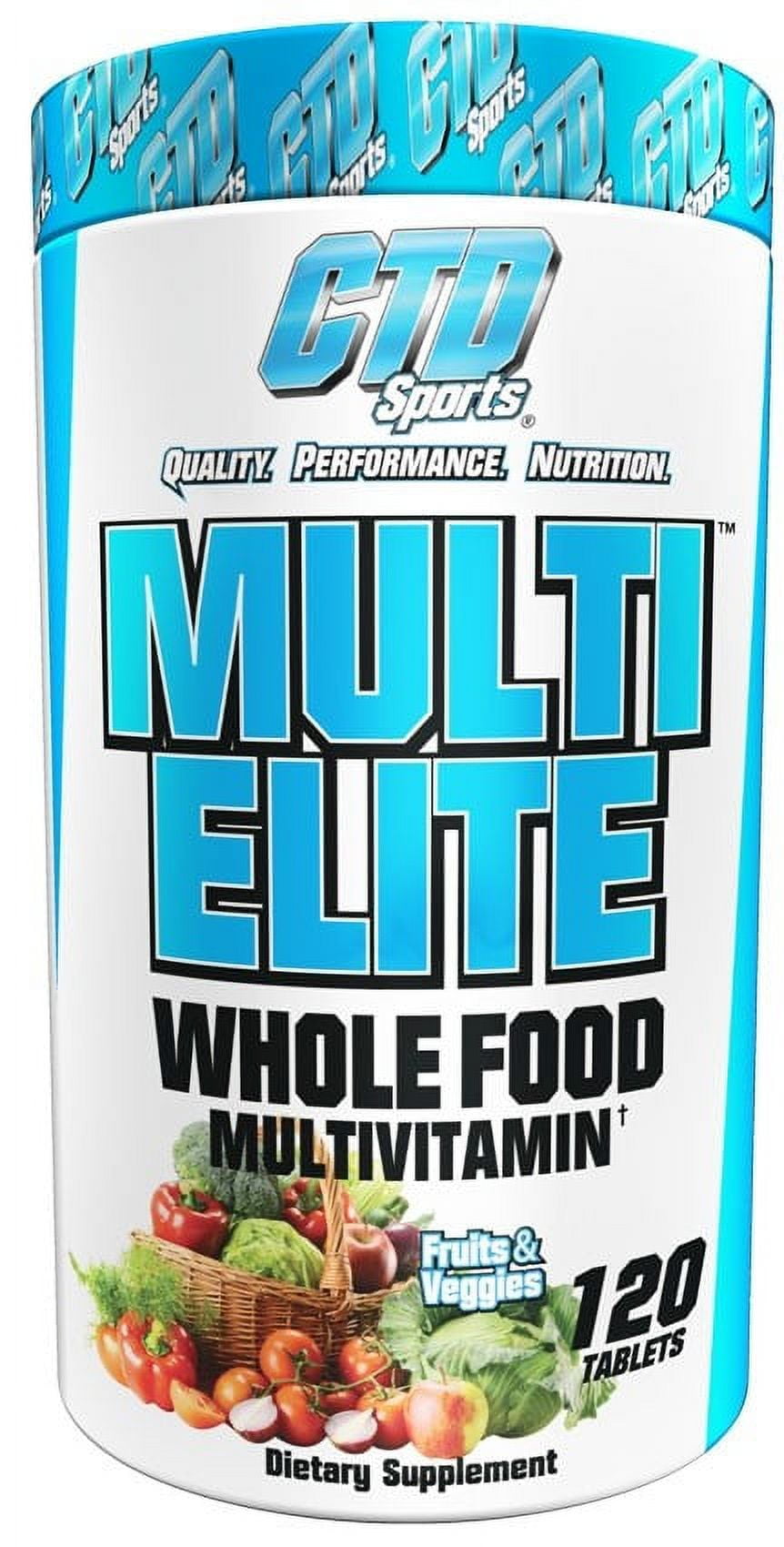 CTD Sports Multi Elite: Whole Food Multivitamin for Total Wellness ...