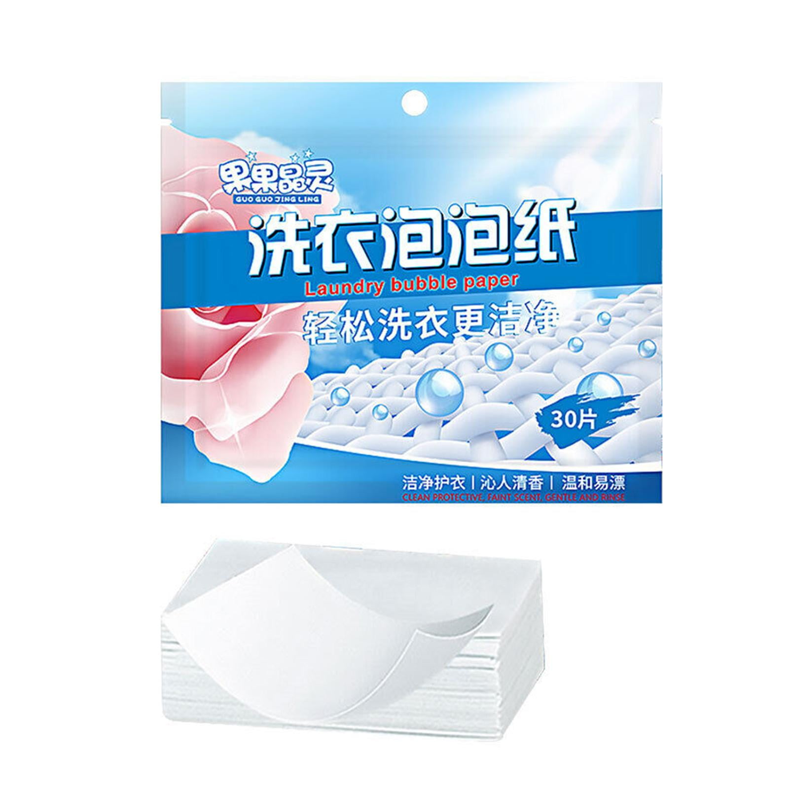 CTDWNT 30-90X Laundry Detergent Nano Super Soap Sheets Clothes Cleaner ...