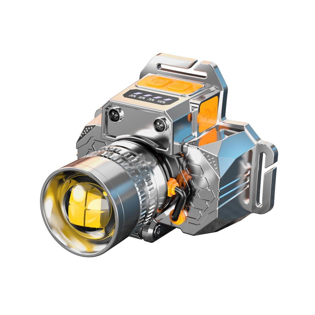 CTDWNT Head-Mounted Induction Zoomable Super Bright Flashlight,Led ...