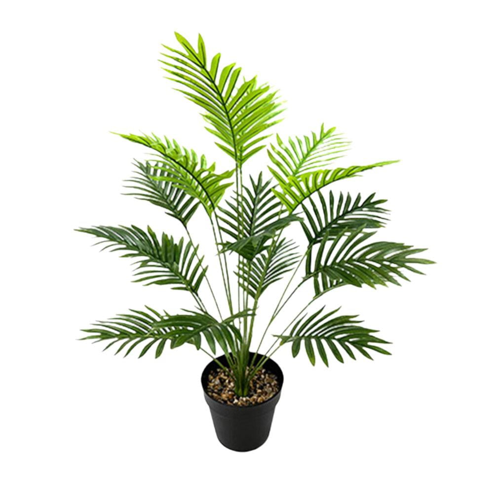 CTDWNT Large Artificial Palm Tree Tall Fake Plants Tropical Plastic ...