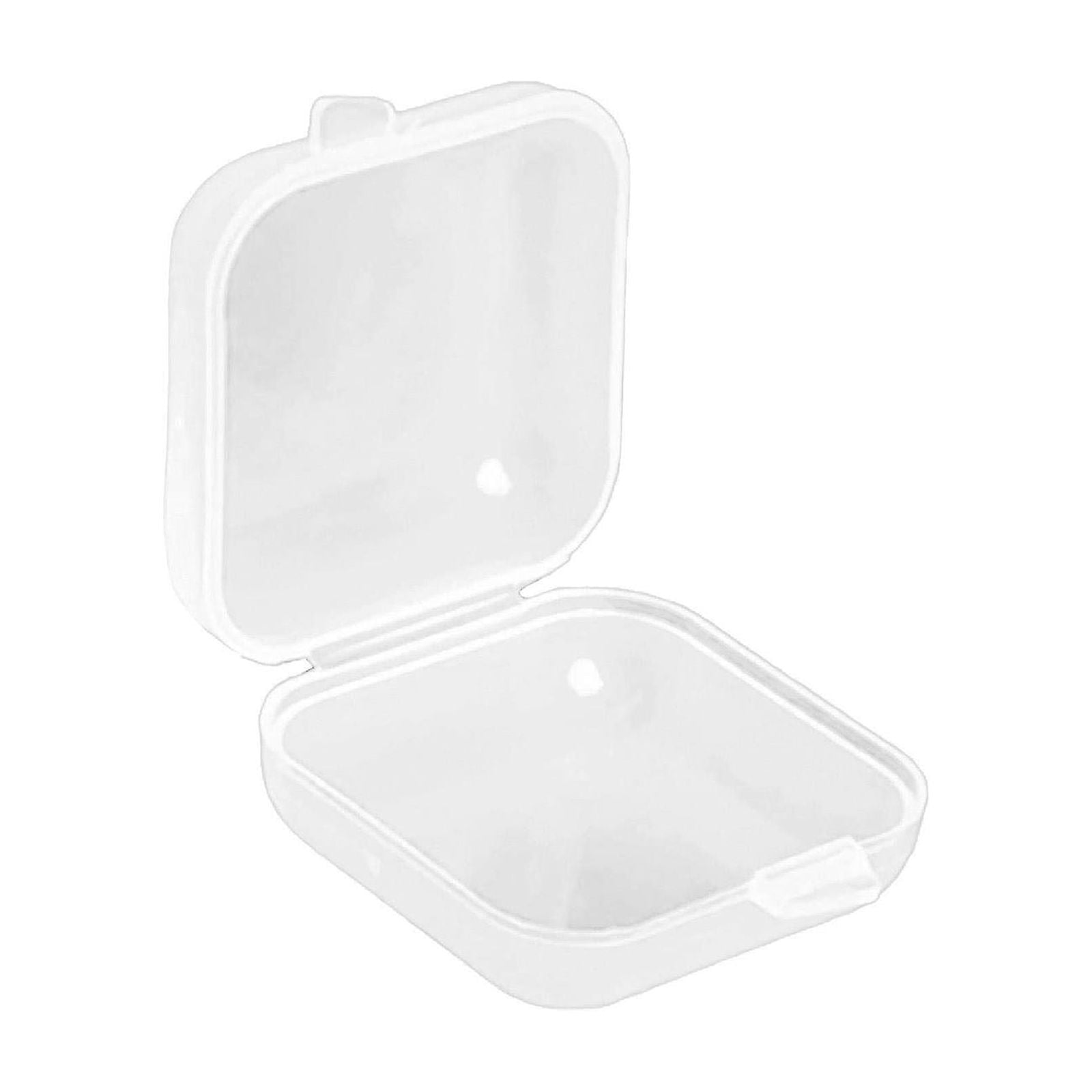CTDWNT Mini Clear Plastic Small Box Jewellery Earplugs Container Tool ...