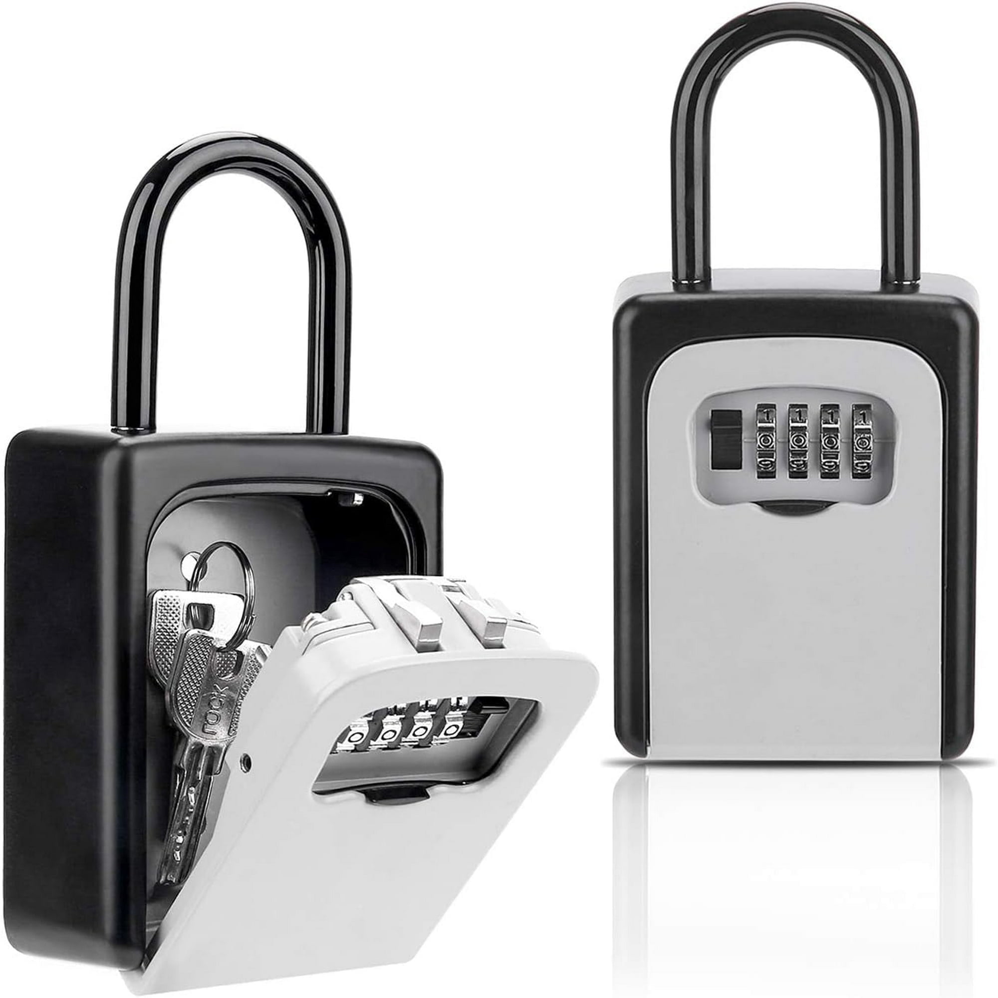 CTDWNT Security Lock Boxes,Key Lock Box for Outside House Key , Combo ...