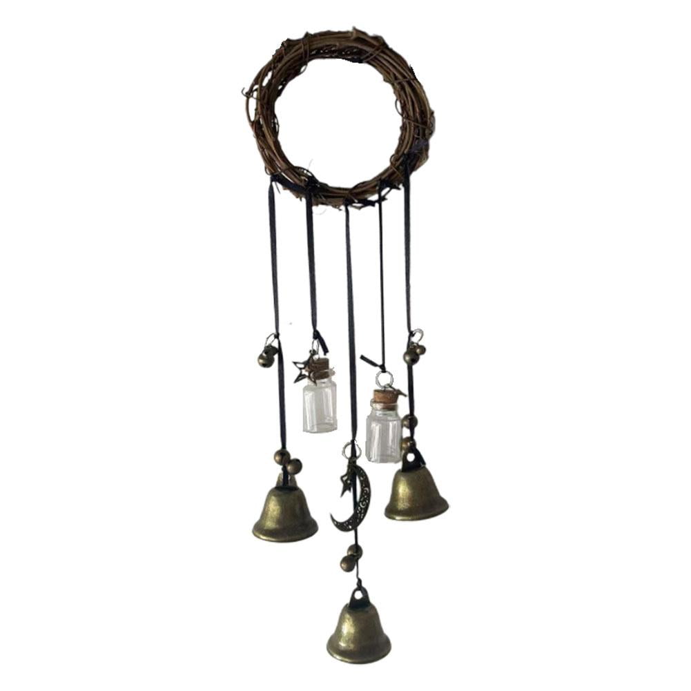 CTDWNT Witch Wind Chime Door Hanger Hanging Witch Bell Magickal Decor ...