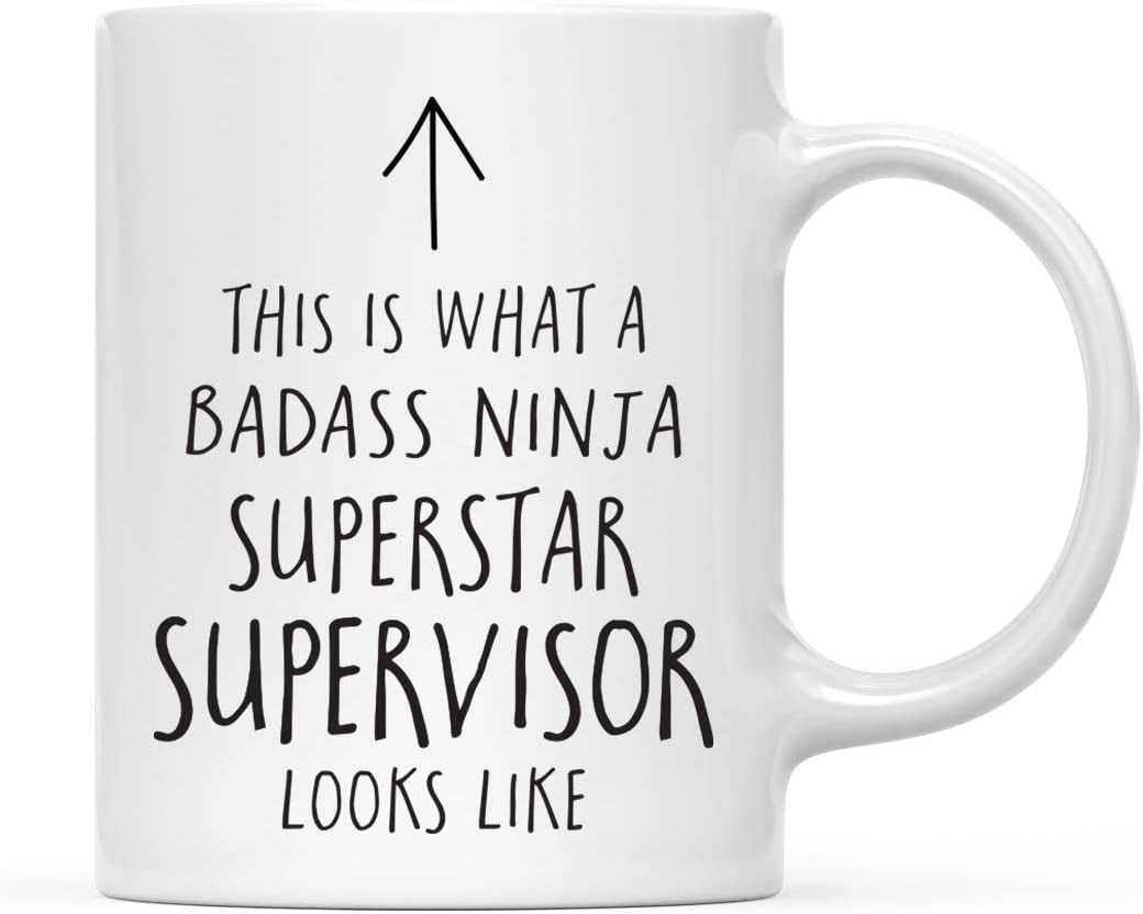 CTDream Funny 11oz. Ceramic Coffee Tea Mug Gift, This is What a Badass ...