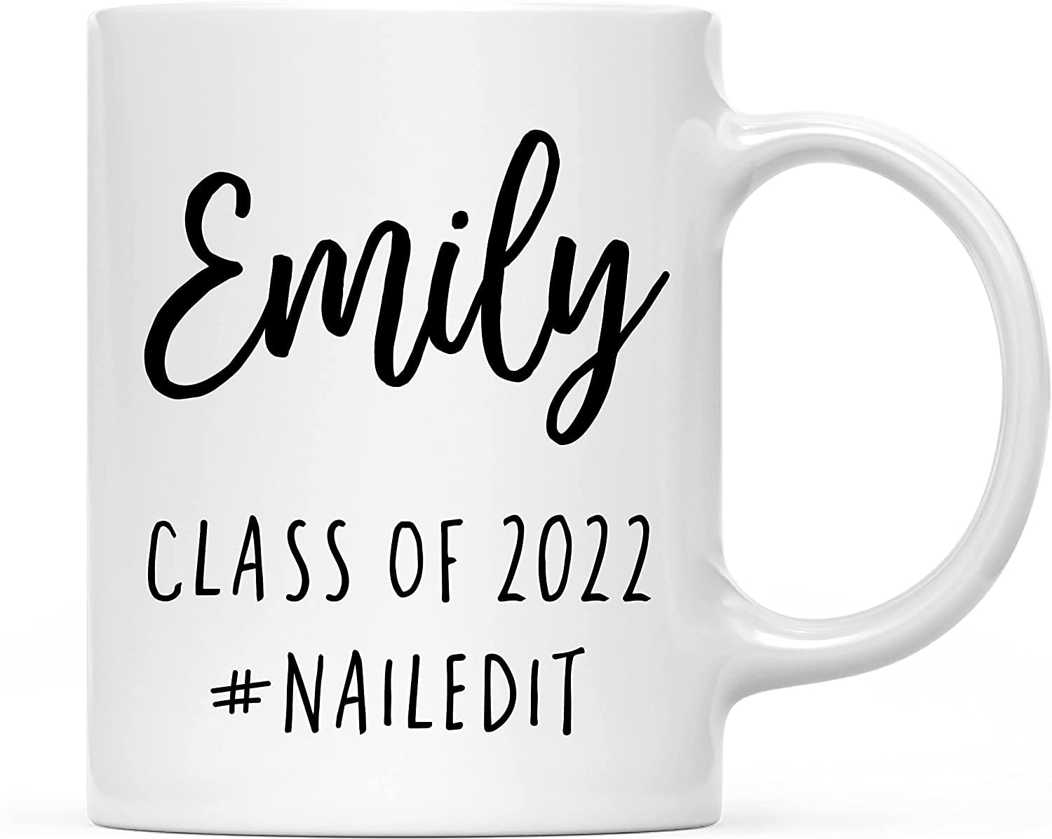 CTDream Personalized Custom 11oz. Graduation Coffee Mug Gift, Emily ...