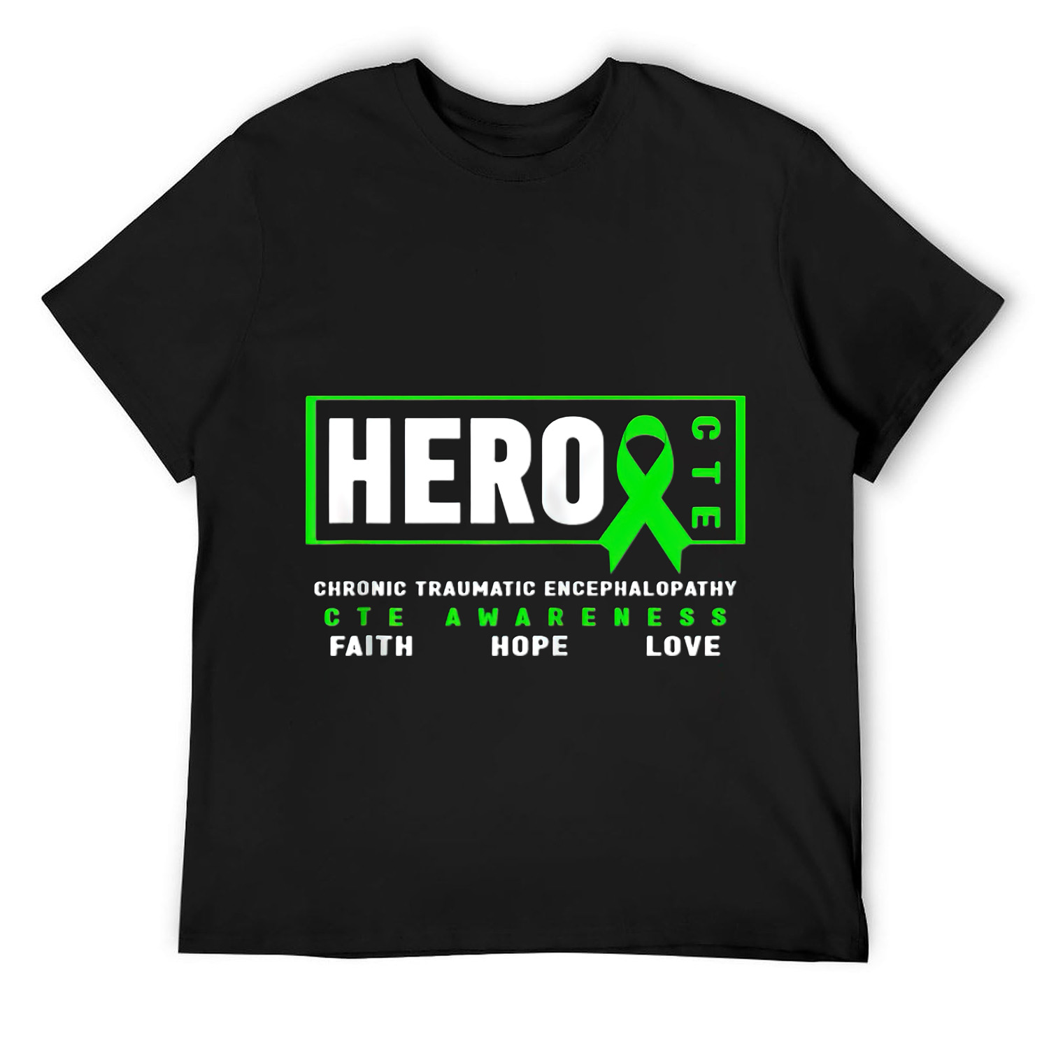 CTE Awareness Shirt - Hero Chronic Traumatic Encephalopathy T Shirts ...