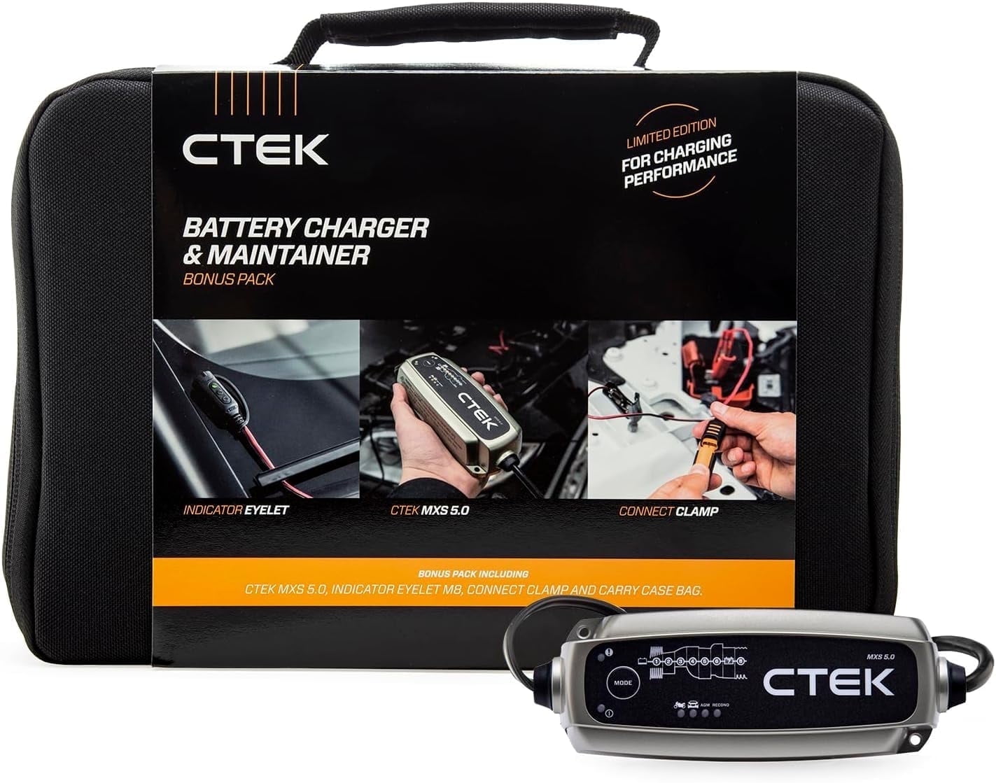 CTEK 40-515 MXS 5.0 Fully Automatic 4.3 amp Battery Charger with ...