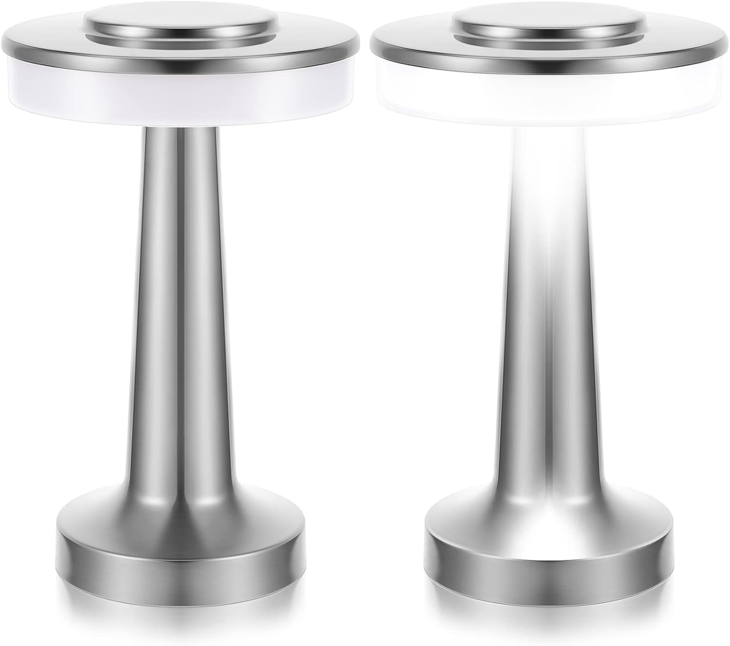 CTGUVBHKN LED Portable Cordless Table Lamp with Touch Sensor 3 Color ...