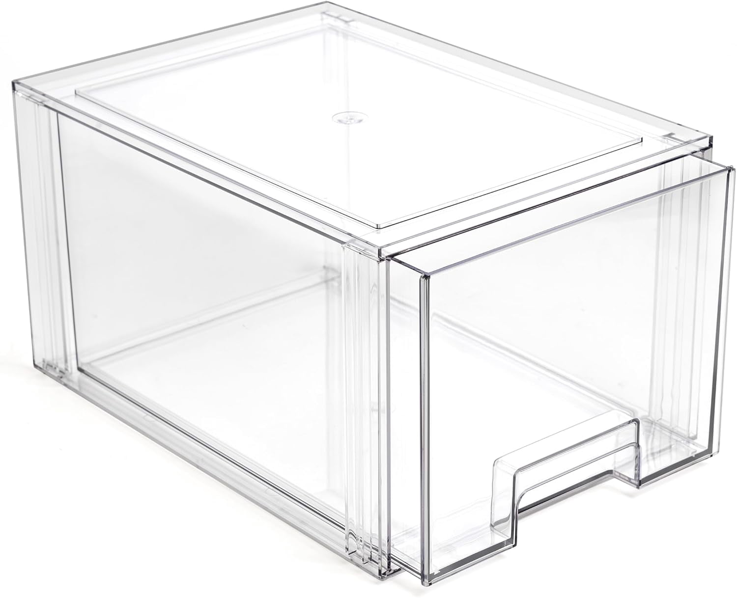 CTGUVBHKN | Stackable Storage Drawers Small - 2 Pack Clear | THE CRATE ...