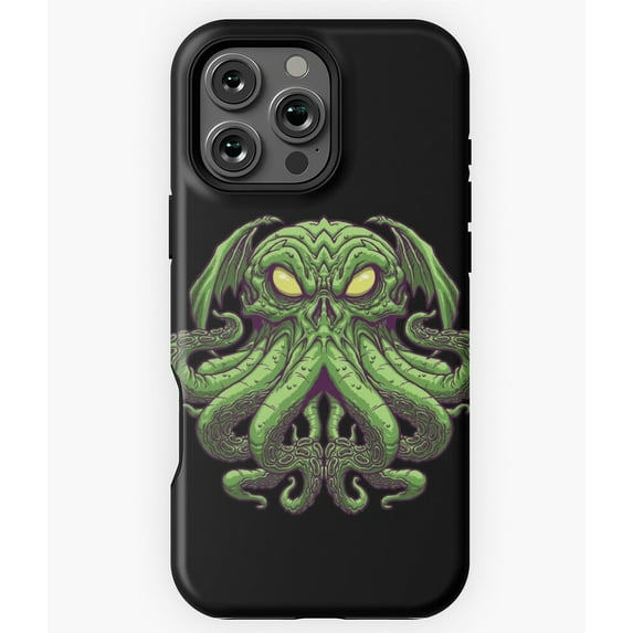 CTHULHU Lovecraftian Horror Monster Phone Case for iPhone 16 15 14 13 ...