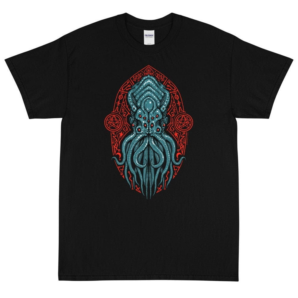 CTHULHU Shirt- HP Lovecraft -Horror, cult, mythos - Walmart.com