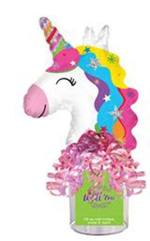 CTI Industries Sparkle Unicorn U Fill Party Container Plastic, 8.5" W x ...