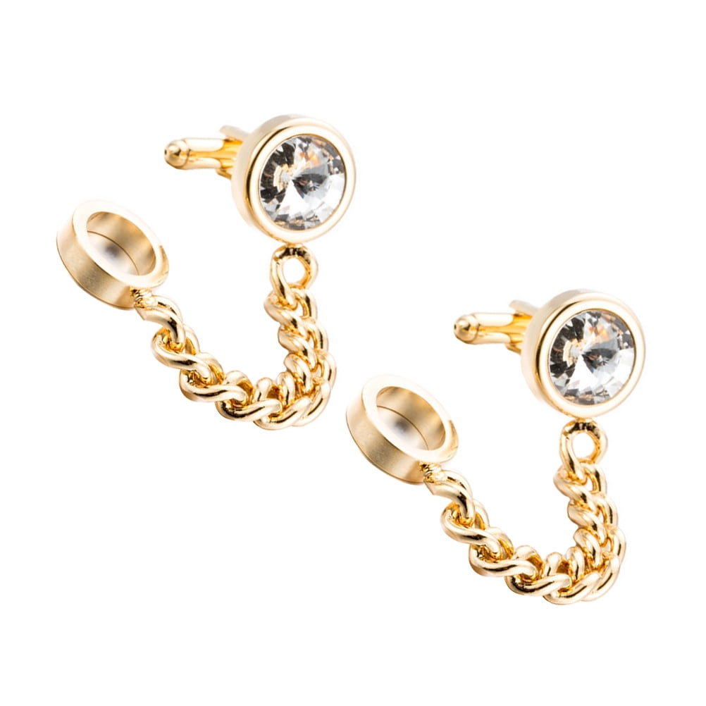 CTIRCHIU men's cuff links set Cuff Links Simple Design Chain Decoration ...