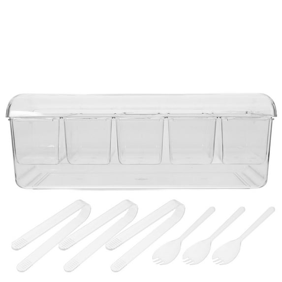 CTIRCHIU Leakproof Chilled Box Condiment Container Set for Outdoor ...