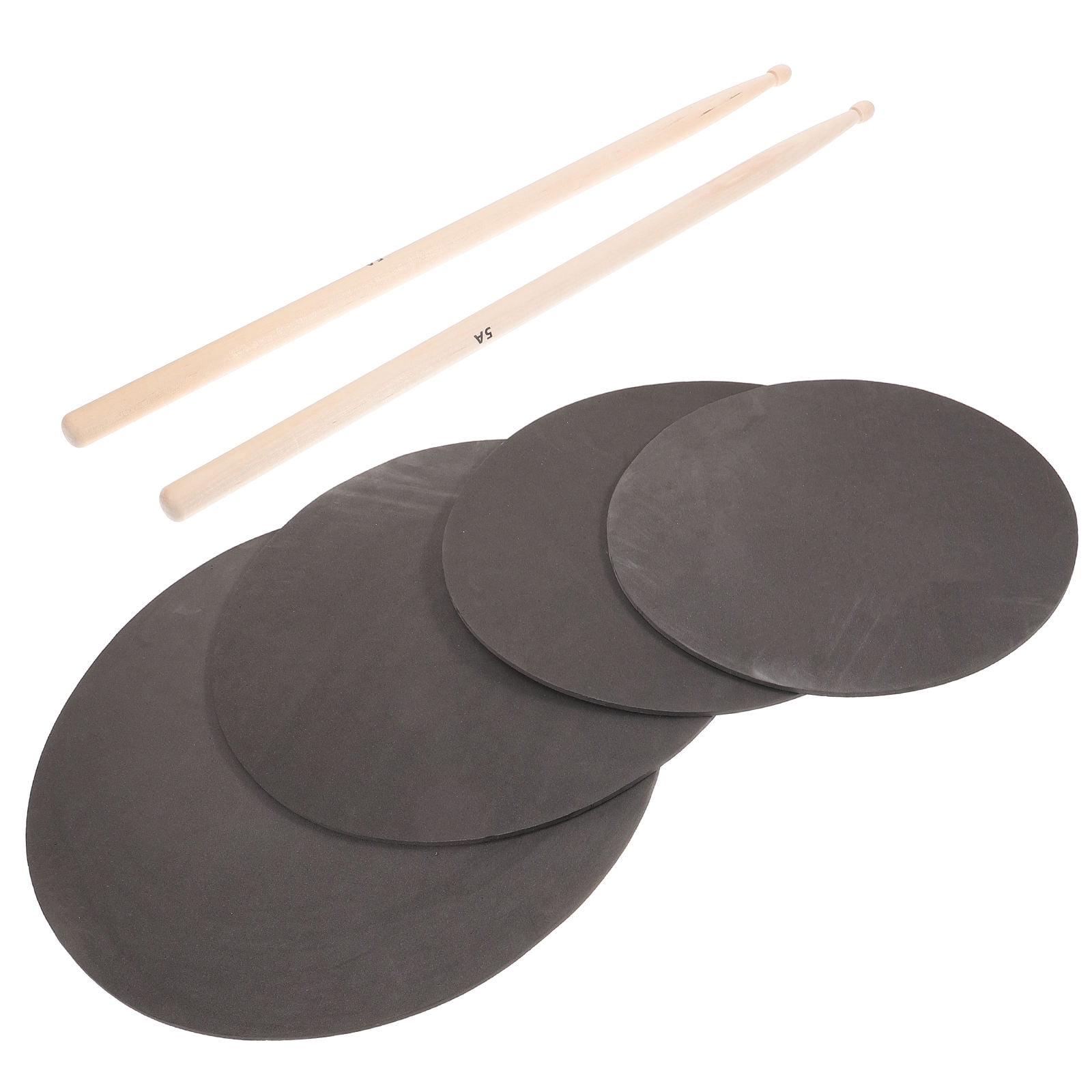 CTIRCHIU 1 Set Portable Foam Wood Drum Silencer Pad for Home Practice ...
