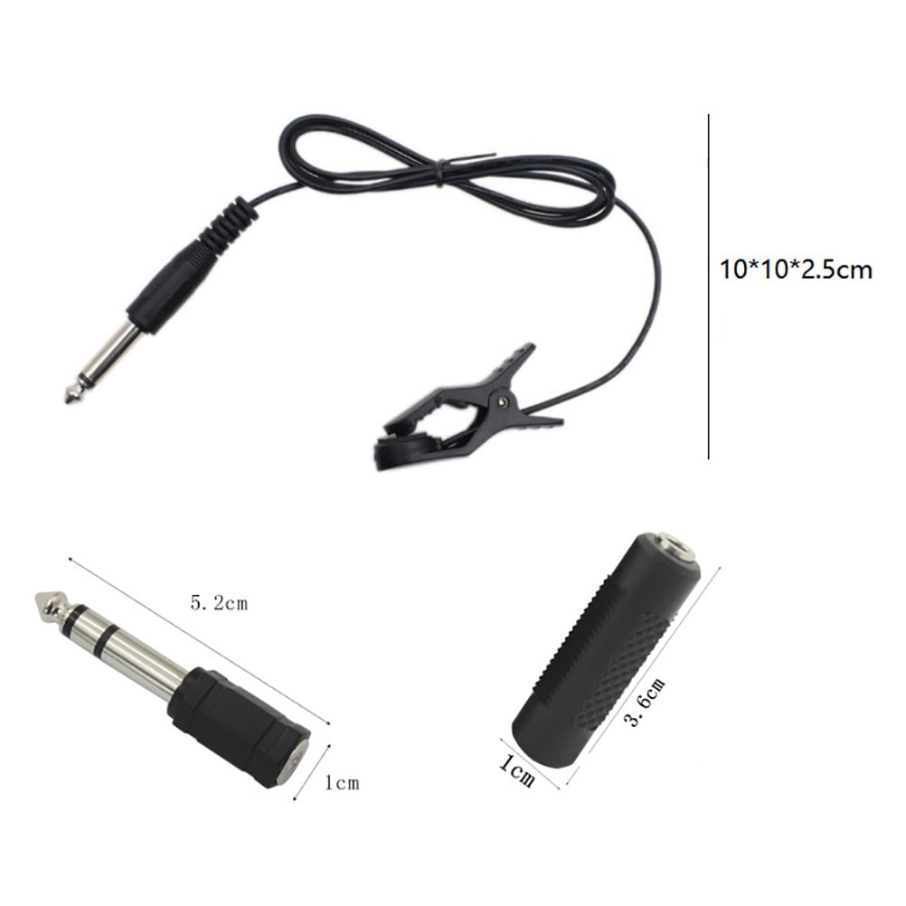 CTIRCHIU 1 Set Practical Pickup for Folk Guitar in Black Featuring Clip ...