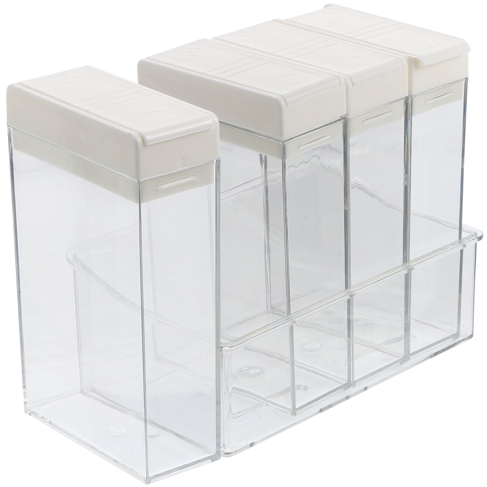 CTIRCHIU 1 Set Spice Storage Box Transparent Shell Stackable Storage ...