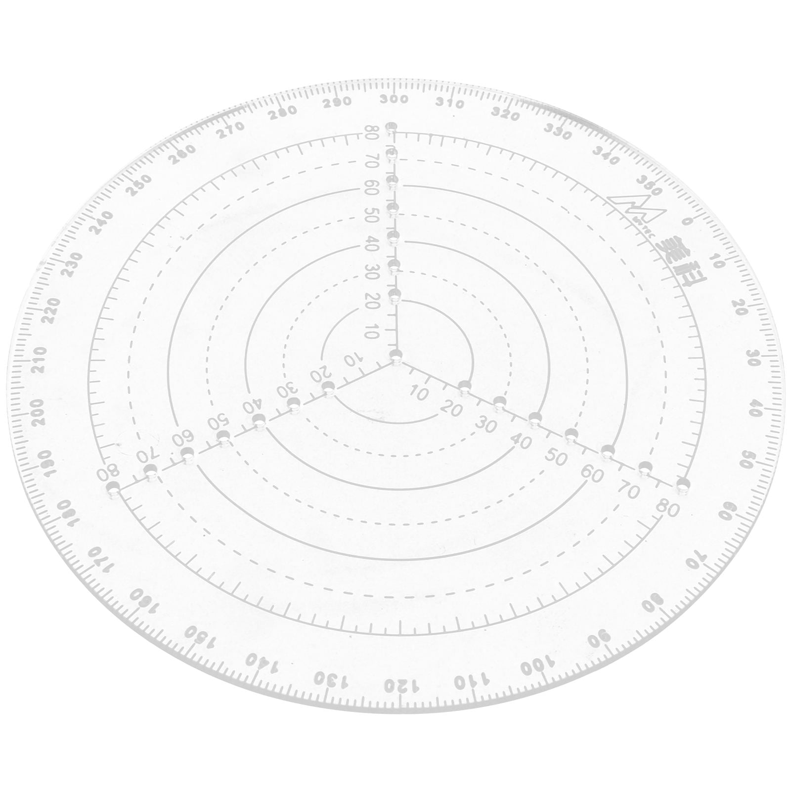 CTIRCHIU Circle Template and Center Finder Ruler for Woodworking ...