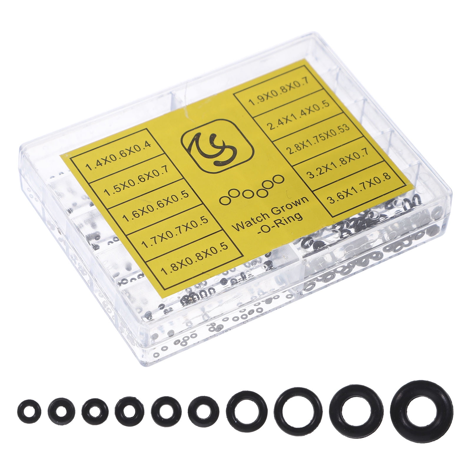 CTIRCHIU Watch Back Gasket Seals Watch Maintenance Kit Black 1000pcs ...