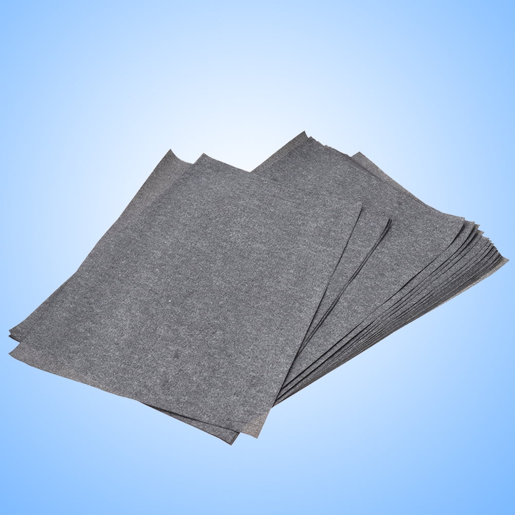 CTIRCHIU Carbon Coated Transfer Paper 100 Sheets Black Graphite Paper ...