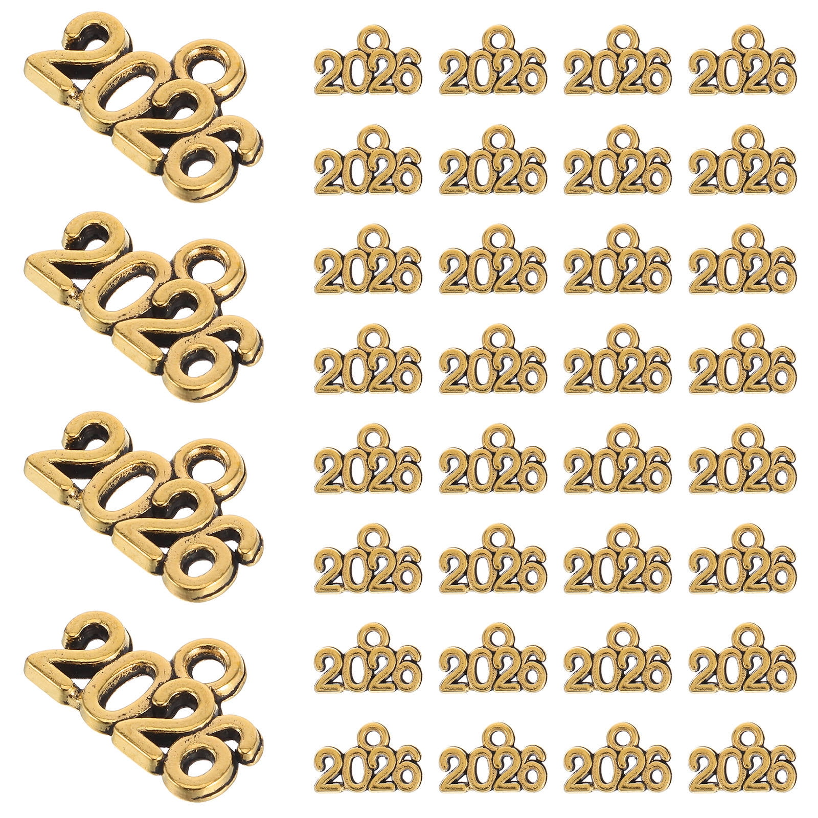 CTIRCHIU 100Pcs Metal Graduation Tassel Charm Keychain Pendants for ...