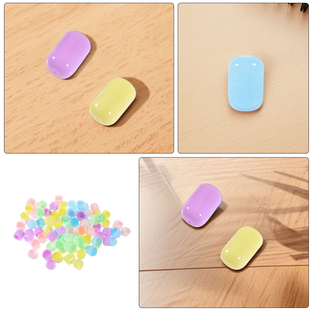 CTIRCHIU 100Pcs Plastic Twisted Capsules Balls for Vending Machine ...