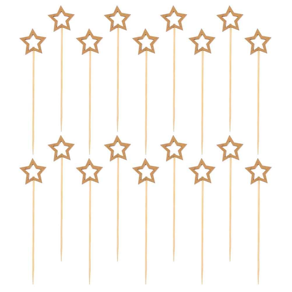 CTIRCHIU 100 Pieces Wooden Colorful Skewers for Fruit Kabobs Perfect ...