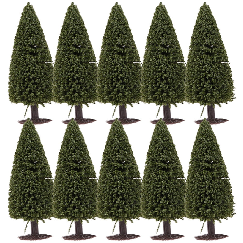 CTIRCHIU 10Set Miniature Pine Trees Green for Model Building - Walmart.com