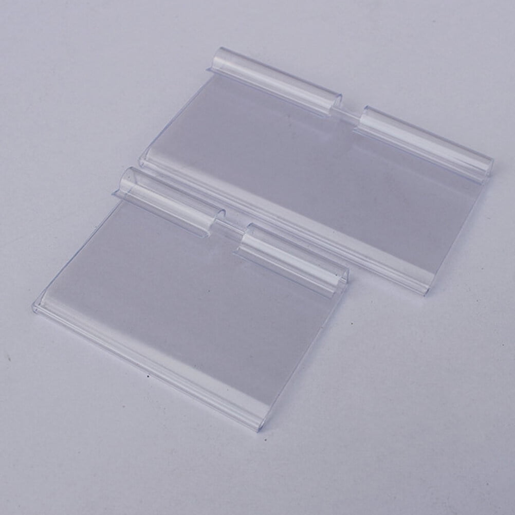 CTIRCHIU 10-Pack Clear Plastic Price Tags for Retail Stores and ...