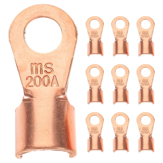 CTIRCHIU 10Pcs Copper Battery Cable End Crimp Connectors for Quick ...
