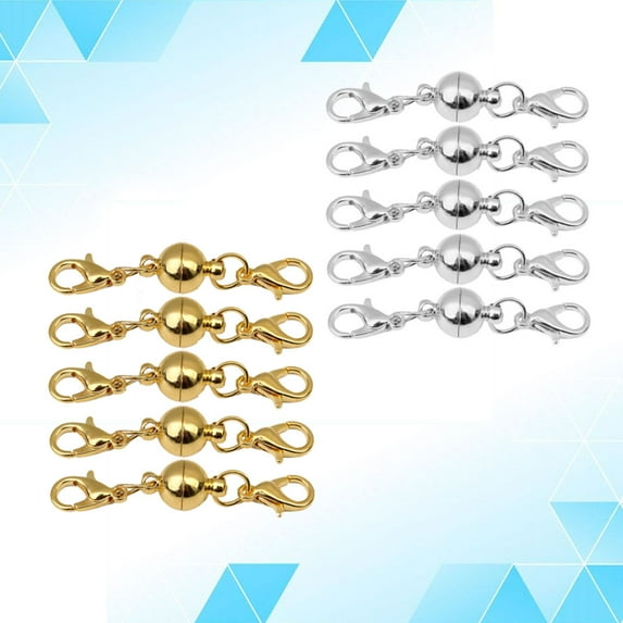 CTIRCHIU 10Pcs Metal Lobster Connectors for Jewelry Making Assorted ...