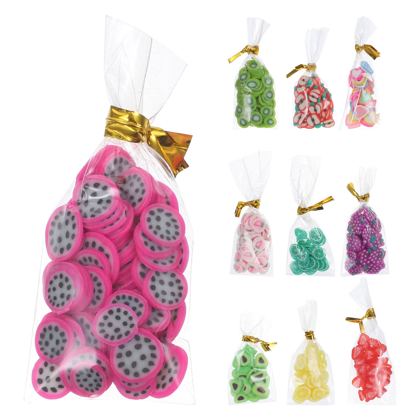 CTIRCHIU 10Pcs Mini Play Food Assorted Color Square Rubber Photo Prop ...
