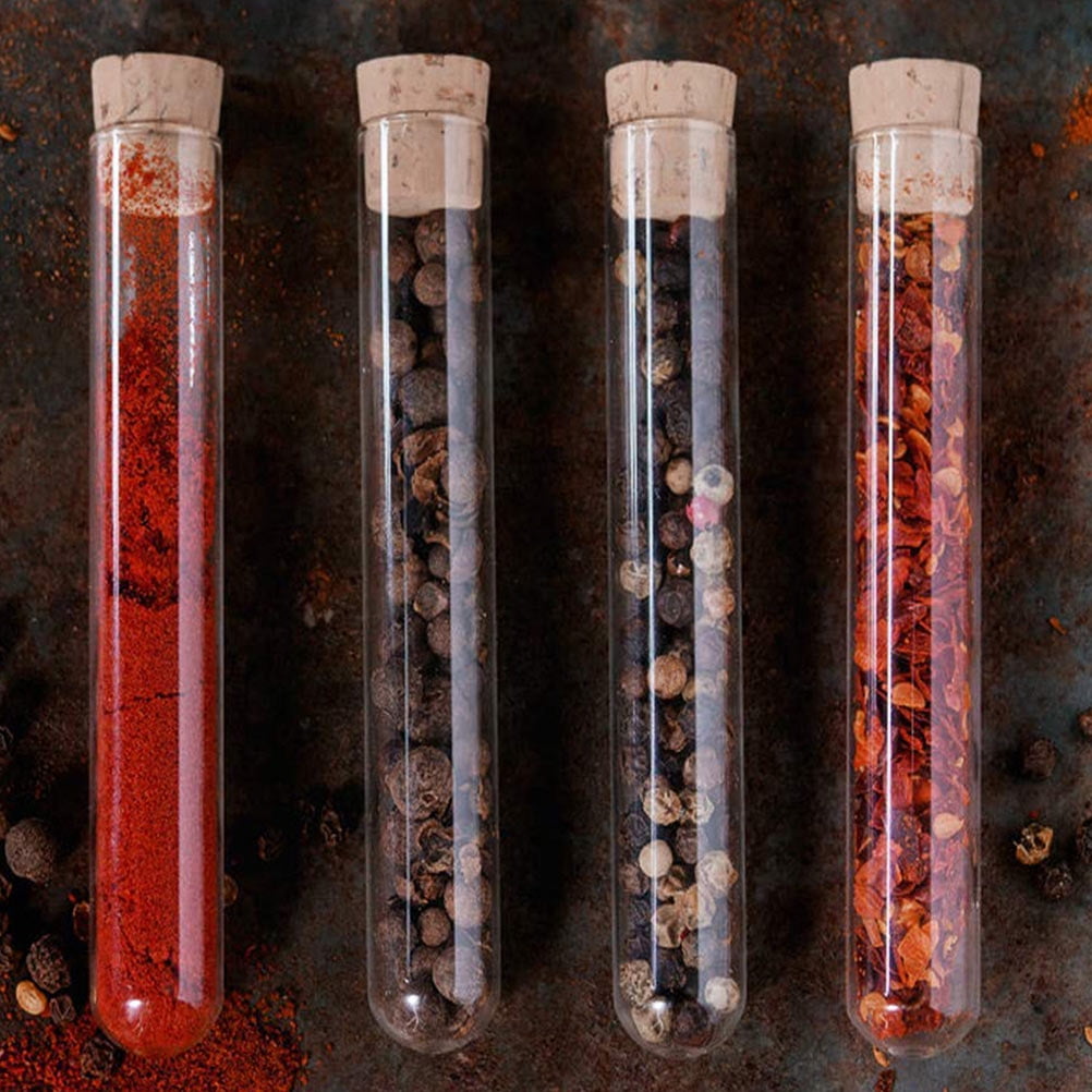 CTIRCHIU 10Pcs Mini Test Tubes with Corks Glass Material for Scientists ...