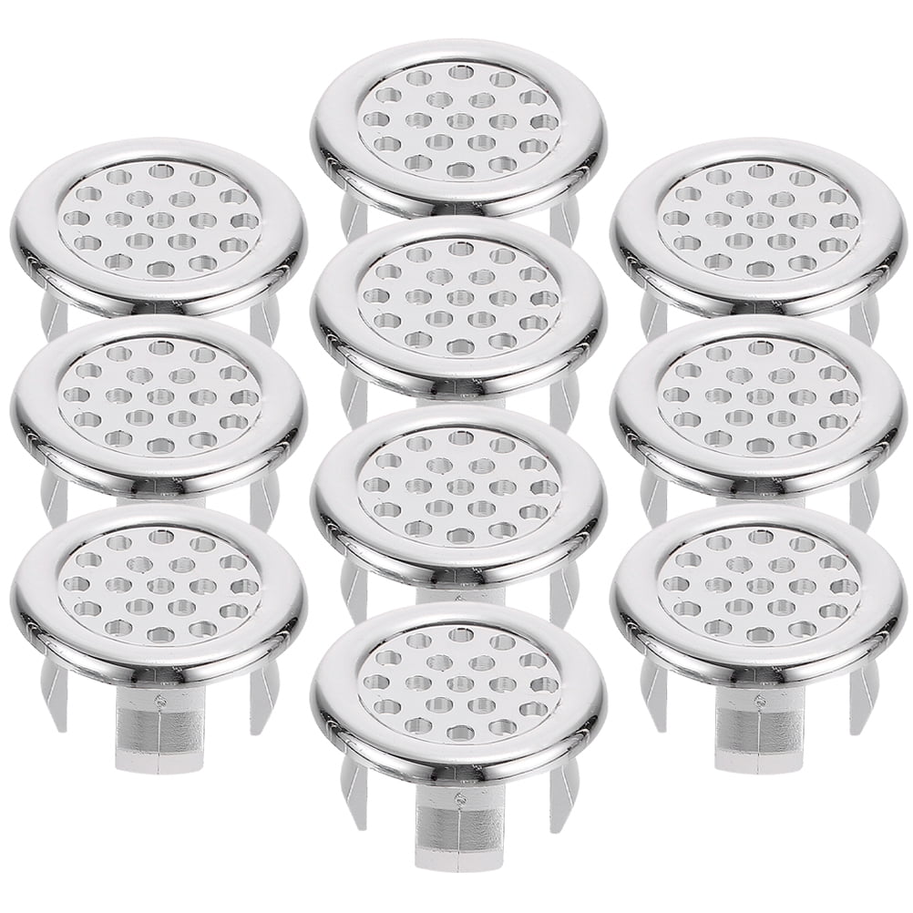 CTIRCHIU Set of 10 Plastic Sink Overflow Caps for Kitchen, Size 3X3X1 ...