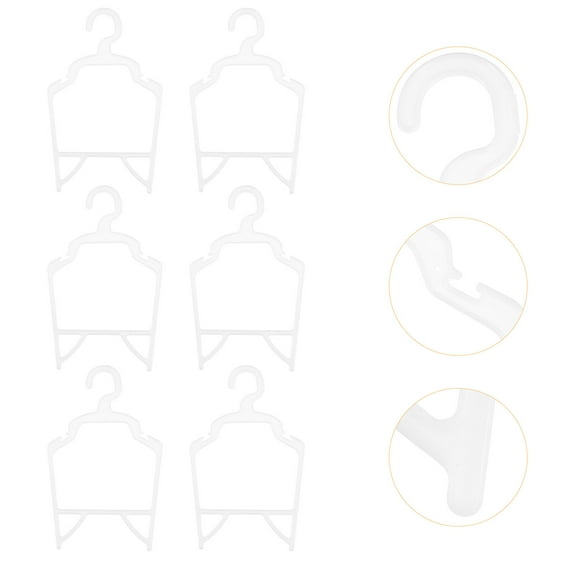 CTIRCHIU 10pcs Clothes Hangers for Pet Dog Hanger Dog PP for Home Use ...