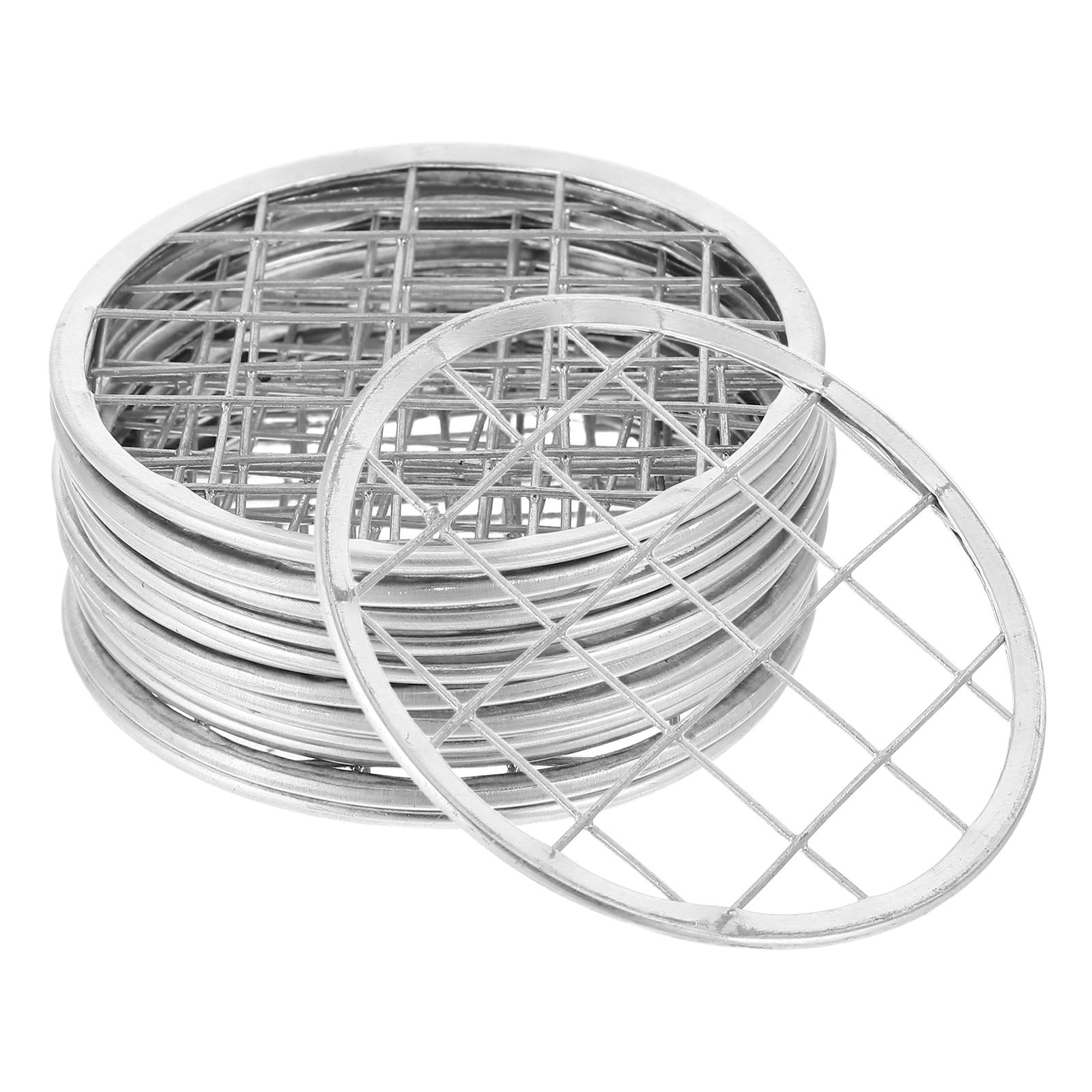 CTIRCHIU 12Pcs Decorative Metal Flower Frog Lid for Canning Jars ...