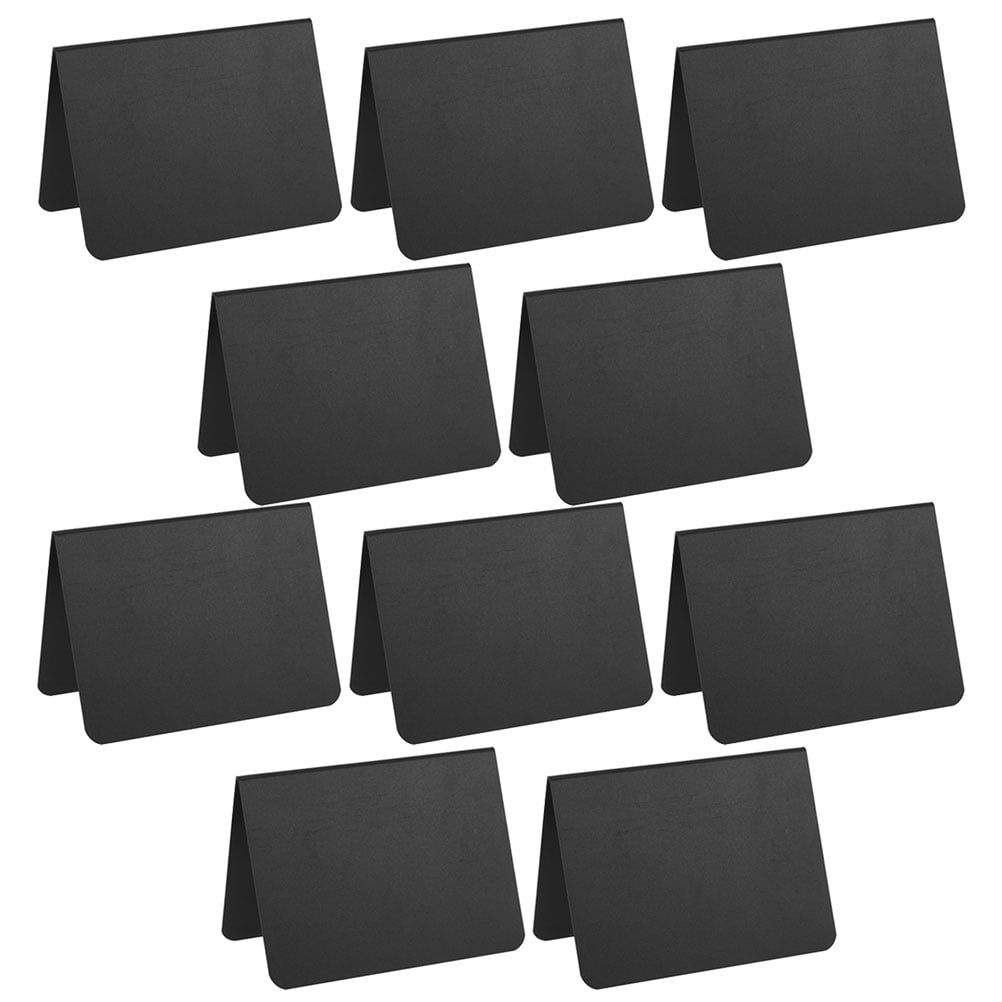 CTIRCHIU 12Pcs Message Board Signs for Weddings and Holidays Black PVC ...