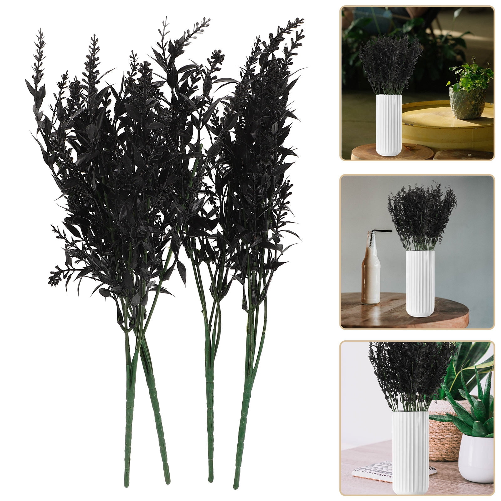 CTIRCHIU 15Pcs Fake Lavender Bunch with Realistic Leaf Texture for ...