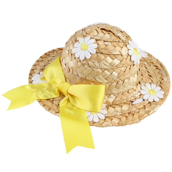CTIRCHIU 1PC Pet Straw Hat Sun Block Photo Prop for Kitten Parties ...
