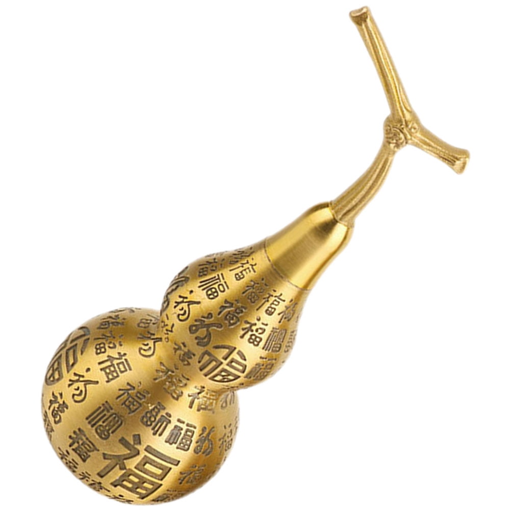 CTIRCHIU Brass Gourd Statue Figurine Decorative Desk Ornament for Home ...