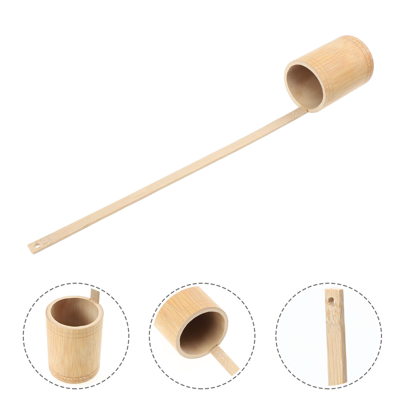 CTIRCHIU Traditional Tea Ladle Bamboo Soup Serving Light Brown 1Pack ...