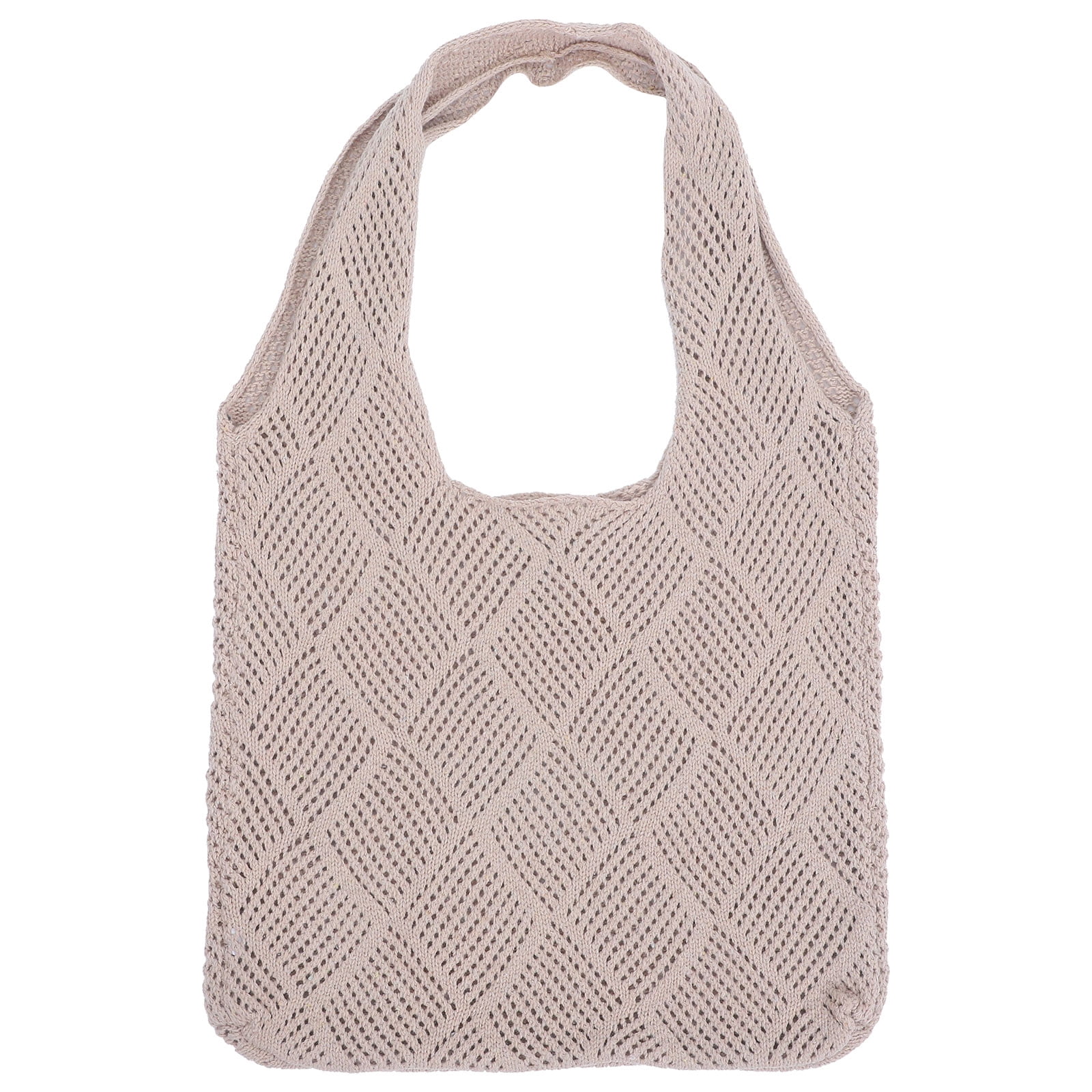 CTIRCHIU Beige Polyester Tote Handbag for Women Simple Design Carry ...