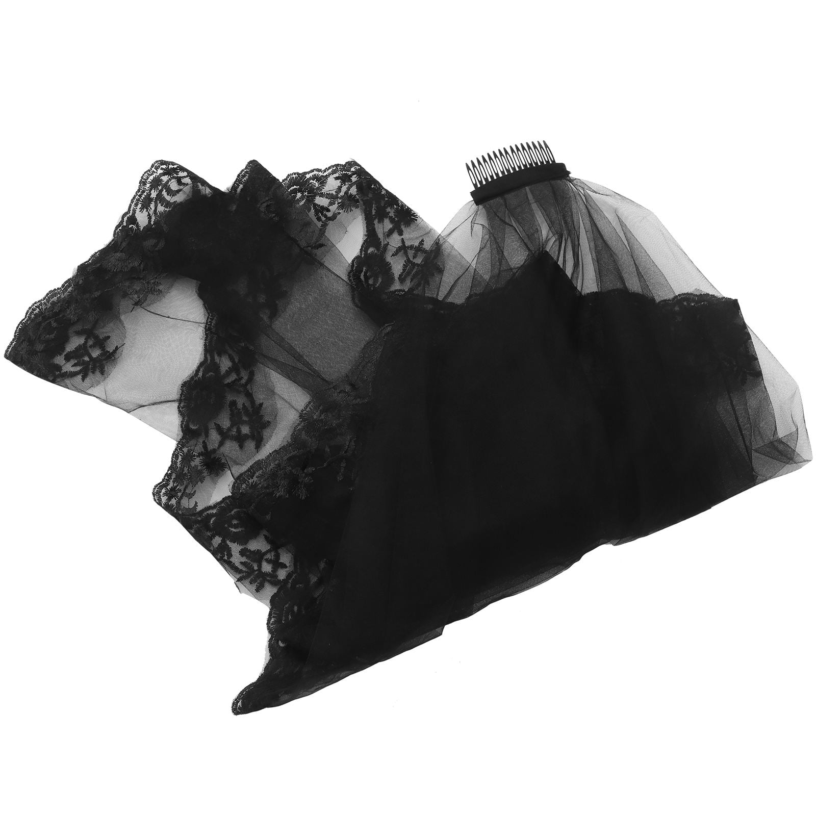 CTIRCHIU cate Black Lace Bridal Veil Wedding Accessory Women - Walmart.com