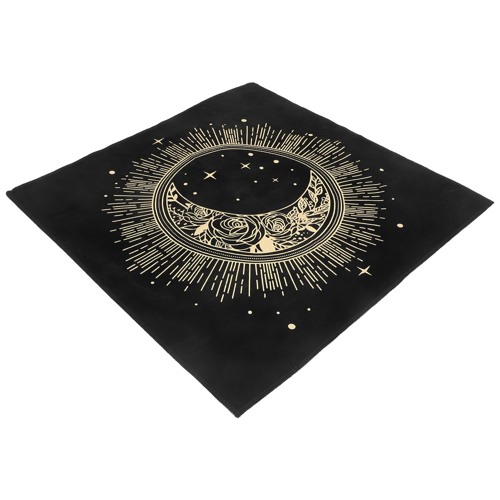 CTIRCHIU 1Pack Black Square Tarot Tablecloth for Reading and Divination ...