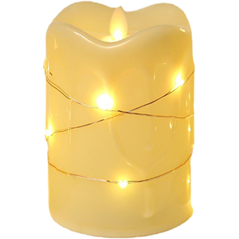 CTIRCHIU Flameless Candles Lamp Candle Lamp Beige PP Synthetic Plastic ...